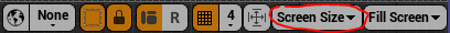 Custom UE4 UMG "Screen Sizes" Configuration